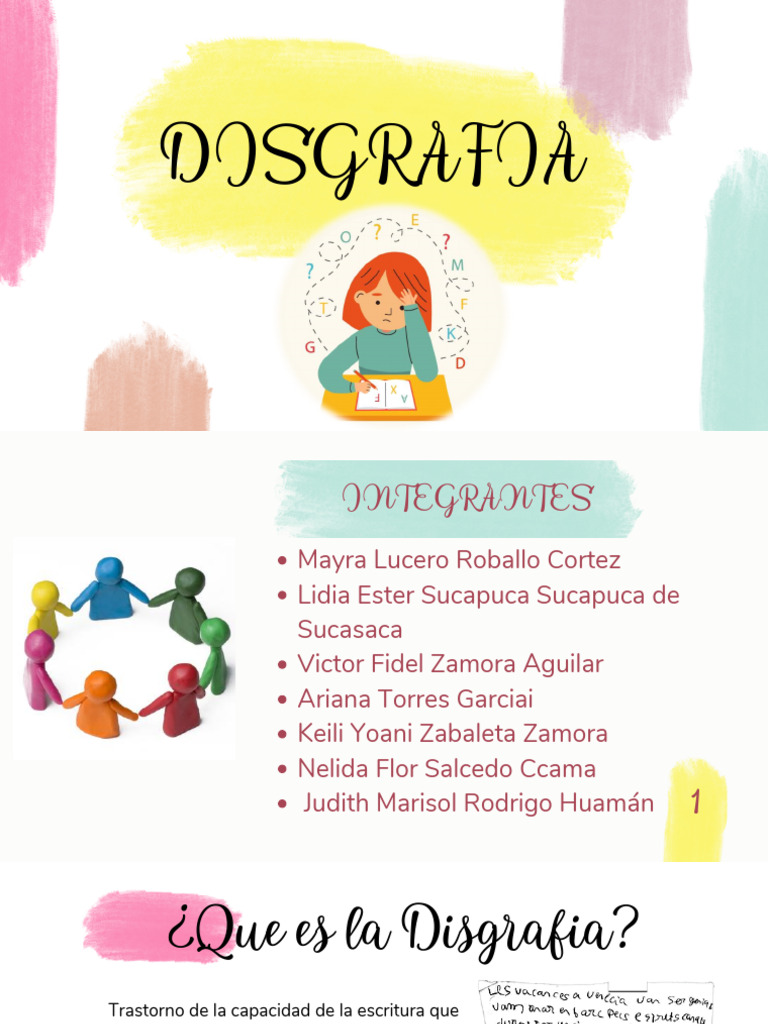 Disgrafia 1 | PDF
