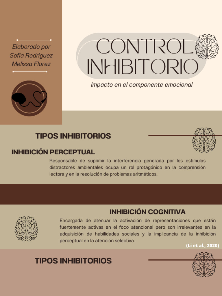 Control Inhibitorio y Competencia Emocional | PDF