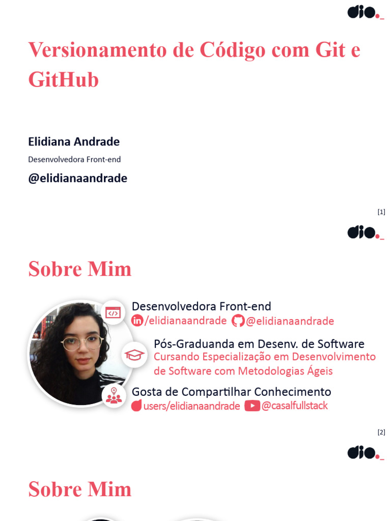 Versionamento de Código Com Git e GitHub | PDF | Controle de versão | Software de sistema