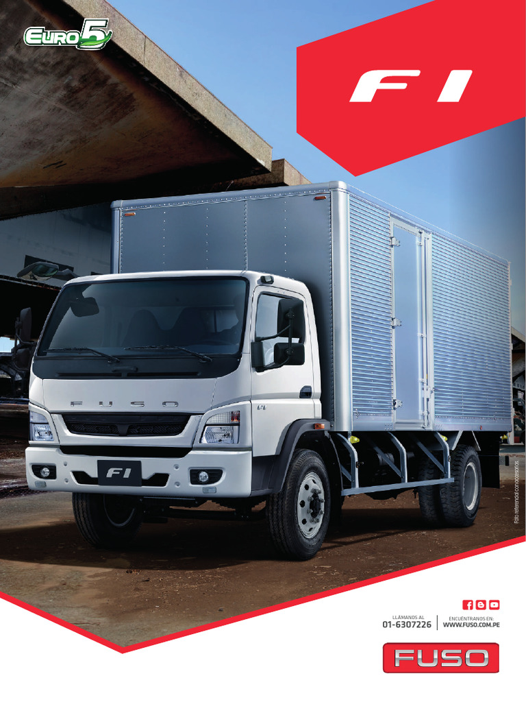 Ficha Tecnica Camion Fuso Fi 8ton | PDF | Camión | Coche