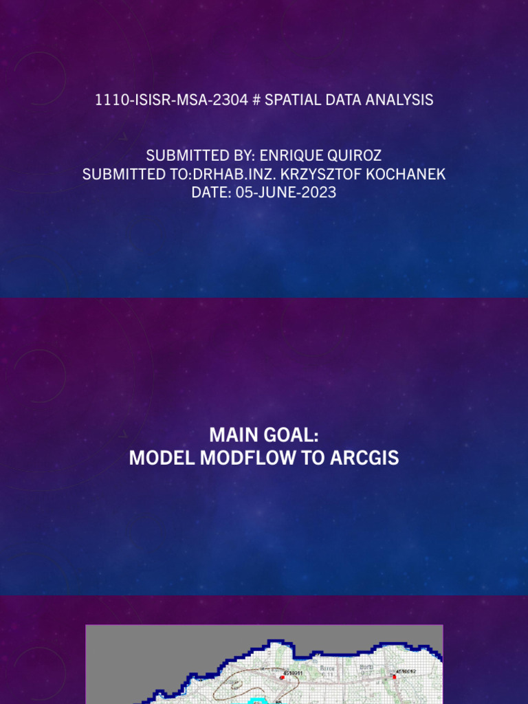 Presentacion Modflow To Arcgis | PDF