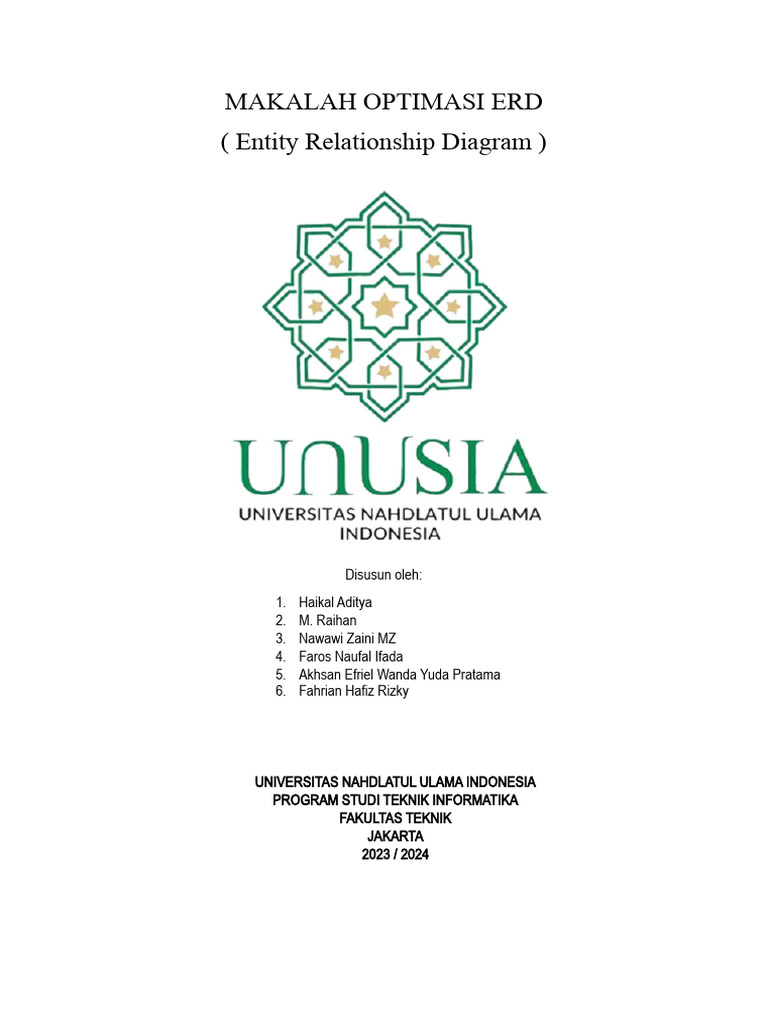Makalah Optimasi Erd | PDF