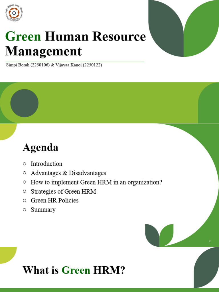 Green Human Resource Management | PDF