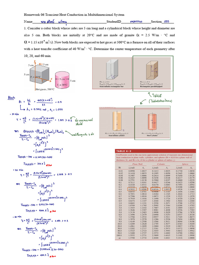 Heat Transfer Problems | PDF