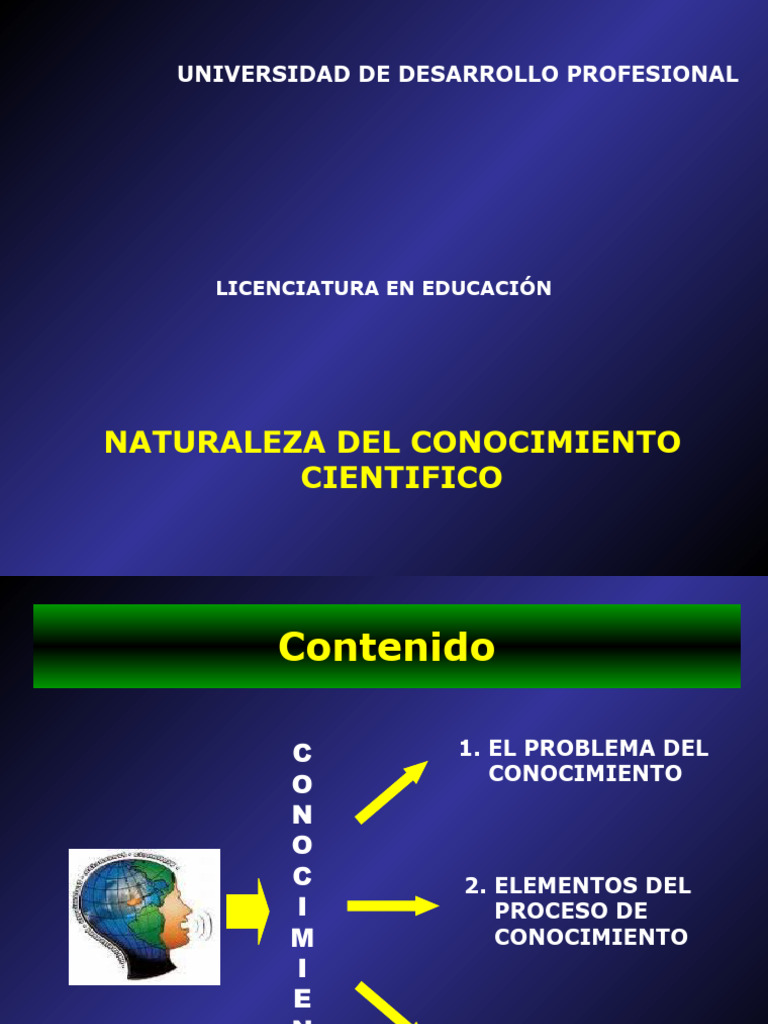 1 Naturaleza Del CONOCIMIENTO | PDF | Verdad | Conocimiento