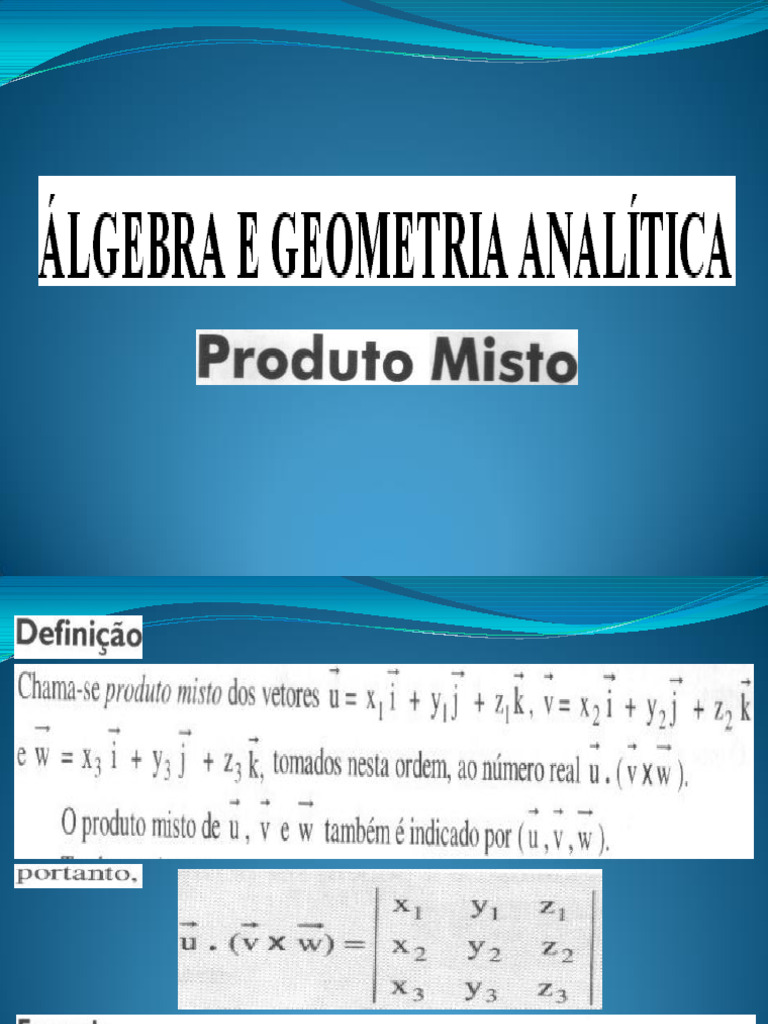 3º e 4º Tópico Produto MIsto | PDF
