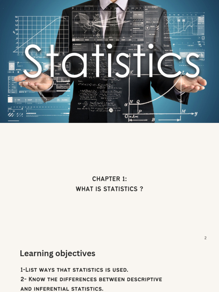 Chapter 1 Statistics (1) | PDF | Statistics | Level Of Measurement