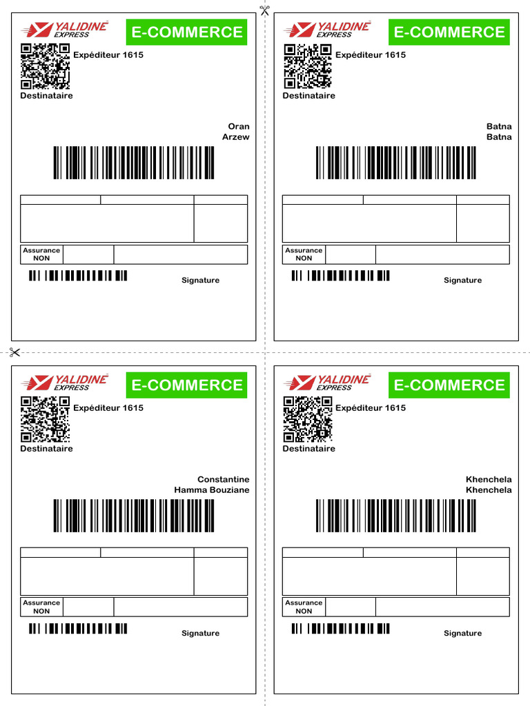 Bordereau Selection | PDF