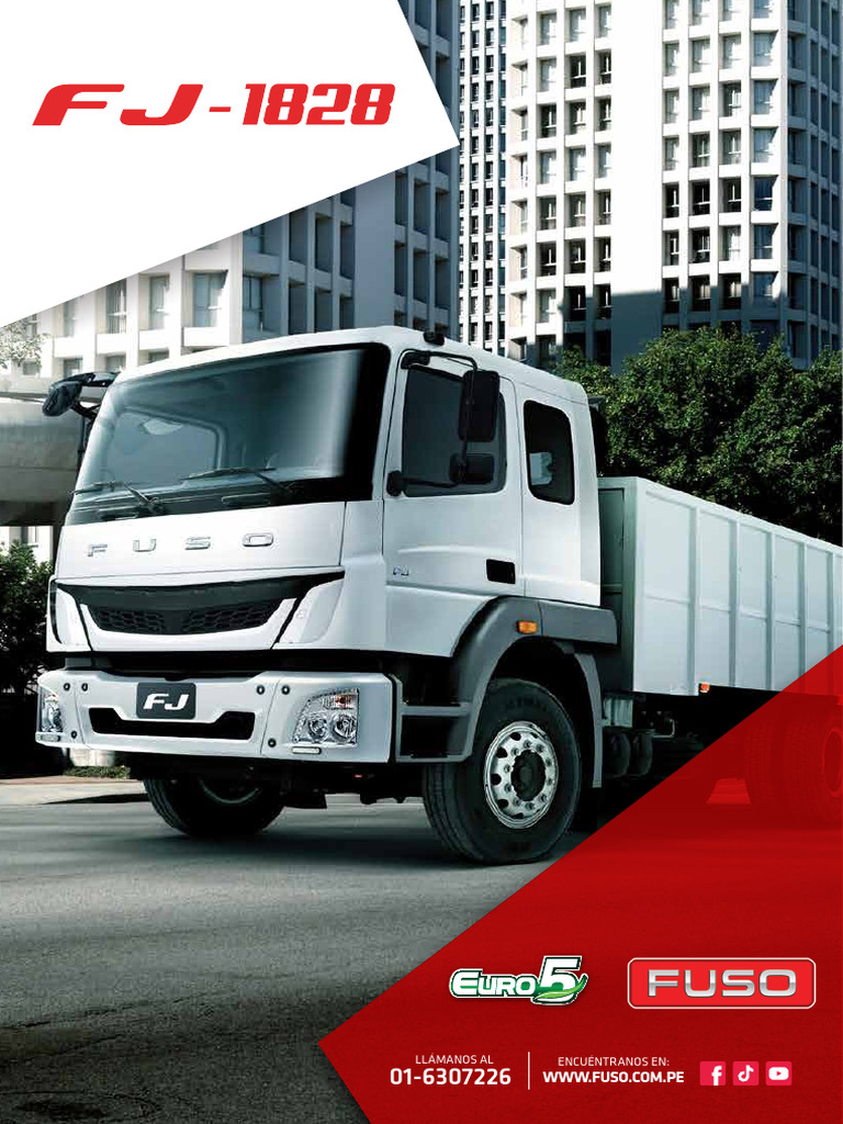 Ficha Tecnica Fuso FJ-1828 11ton | PDF | Inyección de combustible | Eje
