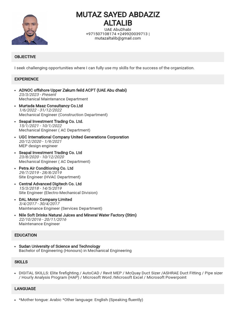 Mutaz Altalib cv-2 | PDF | Computers | Technology & Engineering