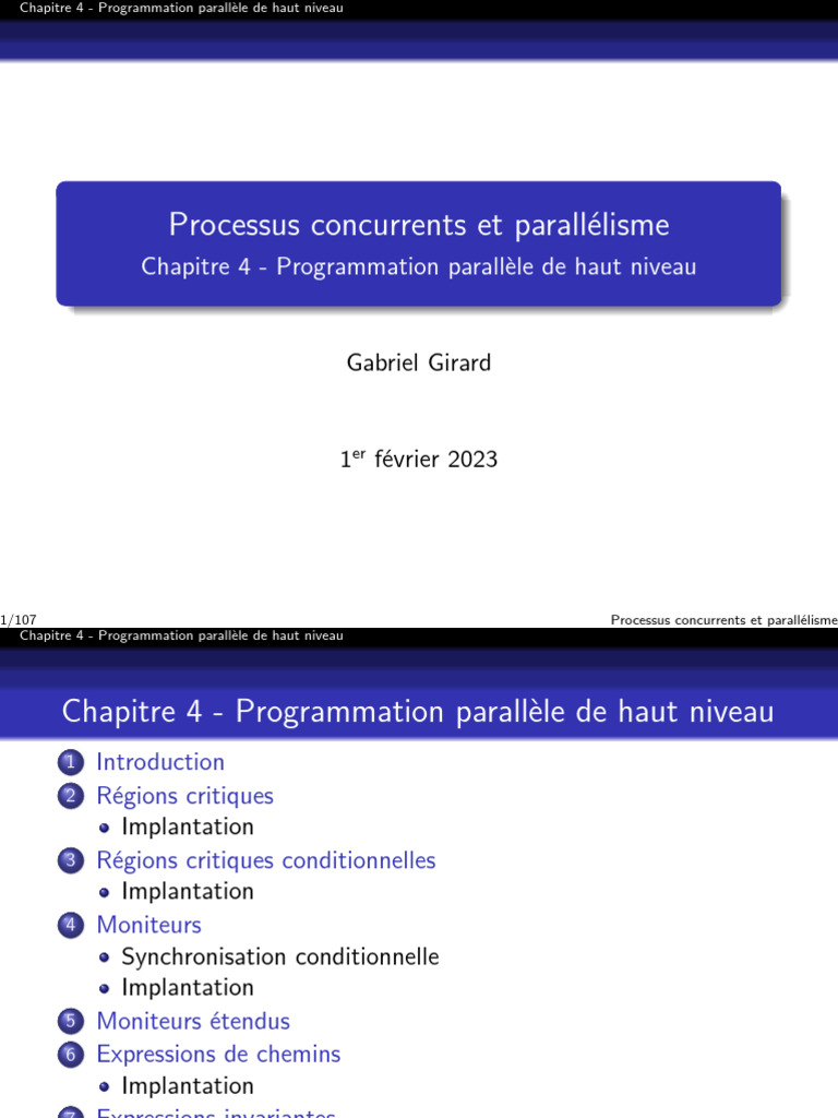4 Programmation Parallele | PDF