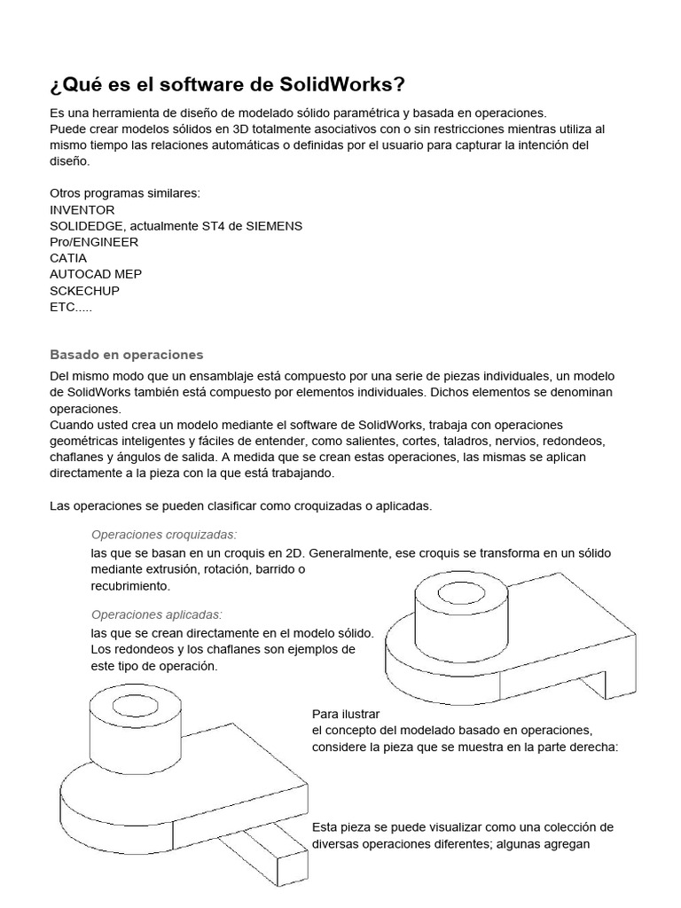 0 - Iniciacion - SOLIDWORKS | PDF