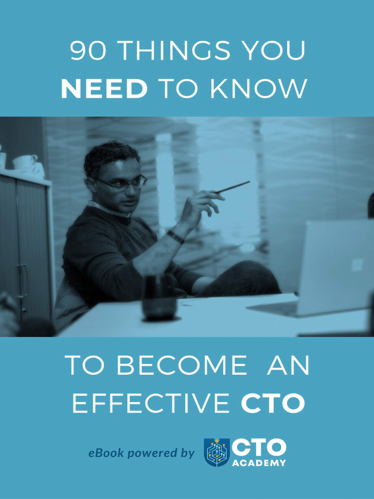 1 90 Things You Need to Know to Become the Cto | PDF
