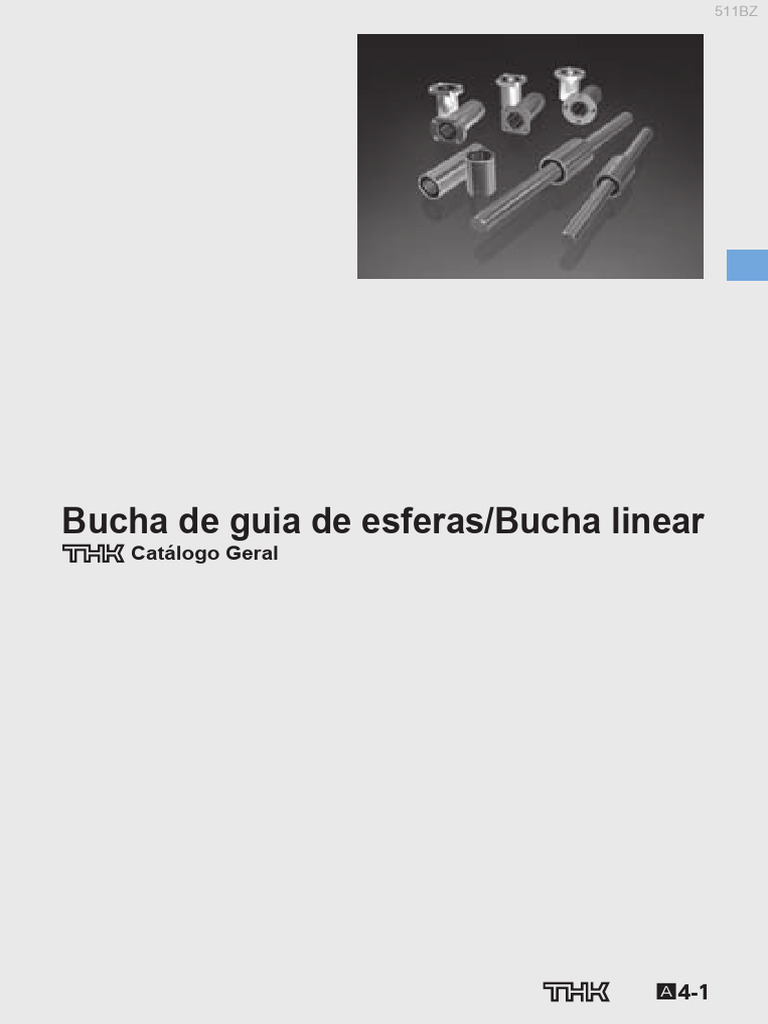 Bucha de Guia de Esferas e Linear (THK) | PDF