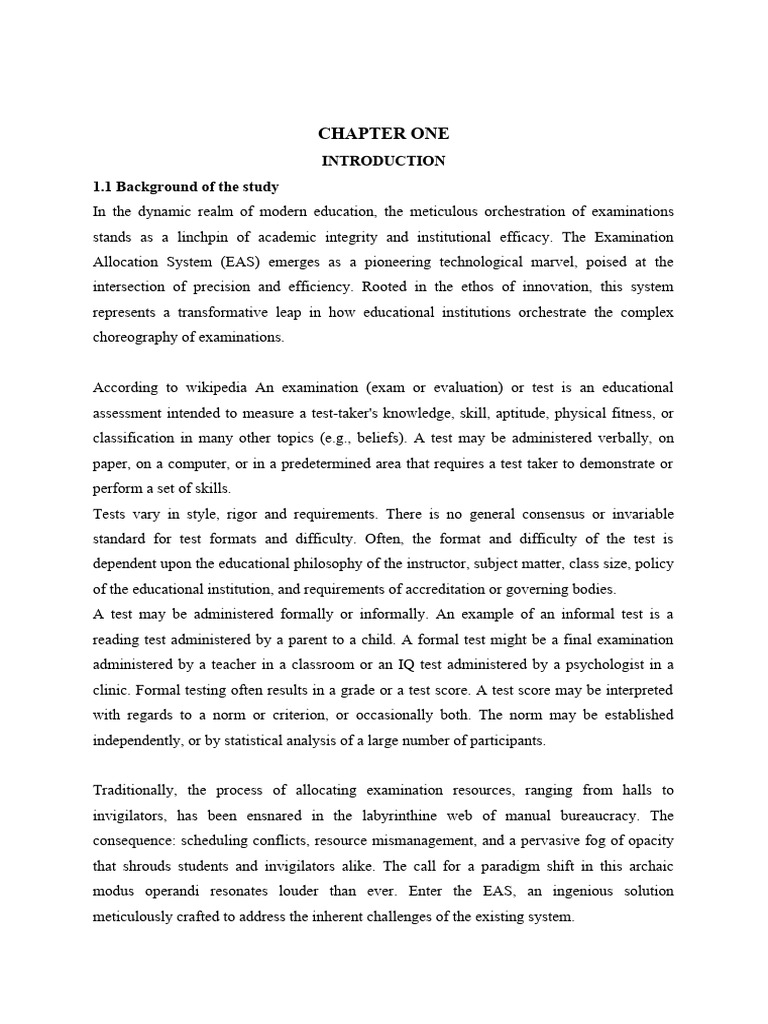 Exam Allocation System | PDF