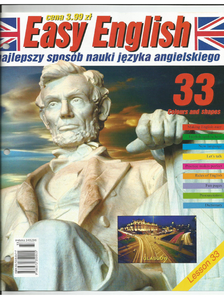 Easy English - Lesson 033 - Colours and Shapes | PDF