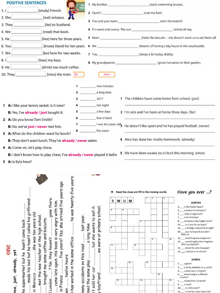 Present Perfect A2 | PDF