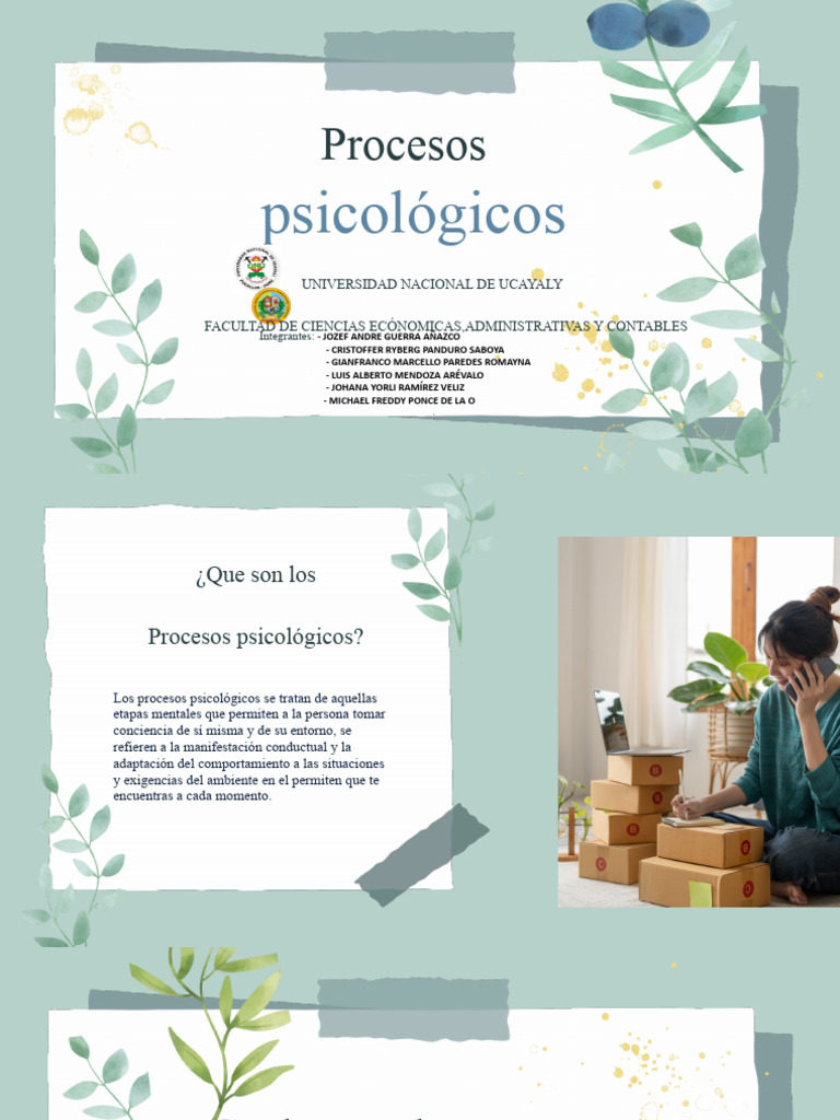 Procesos Psicológicos y Emocionales | PDF | Las emociones | Atención