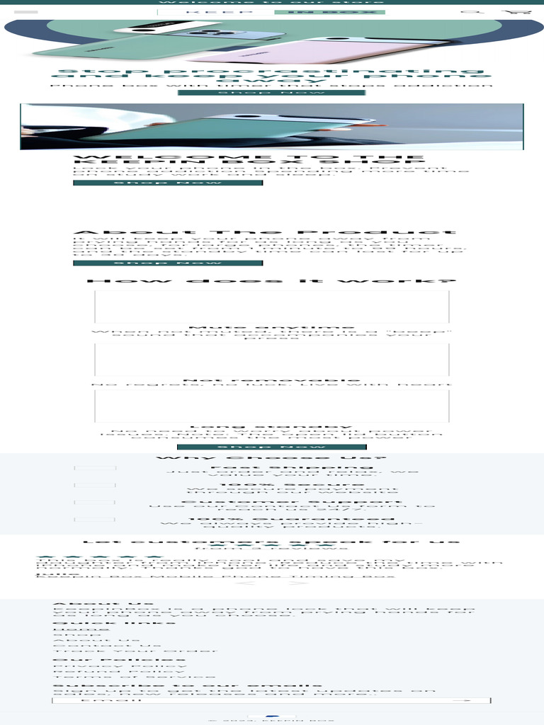 KeepinBox Is A Phone Lock That Will Keep Your Phone Away. - KEEPIN BOX ...