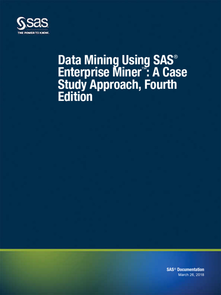 Data Mining Using SAS Enterprise Miner | PDF | Computers