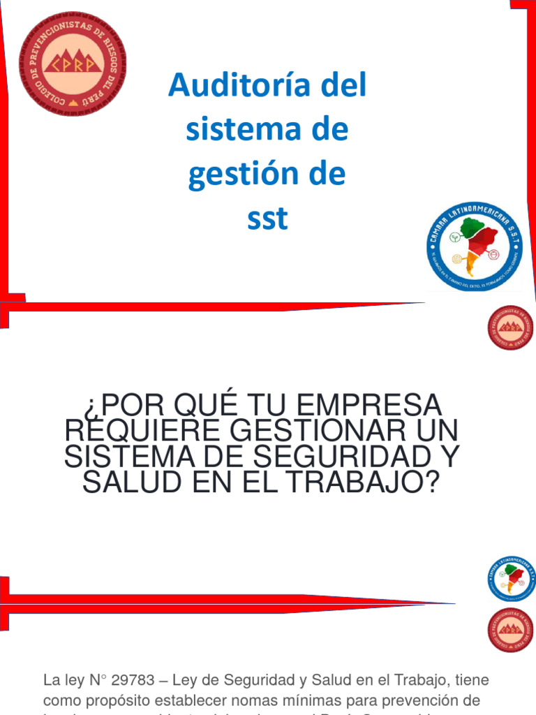 Auditoria Del Sistema de Gestion de SST 1 | PDF | Negocios
