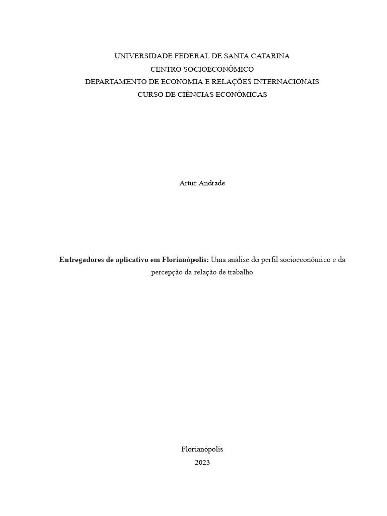 TCC 2023 - Artur Andrade (Final) | PDF