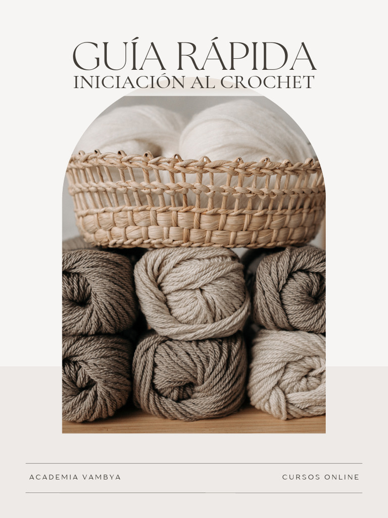 Guía Rápida: Iniciación al Crochet | PDF