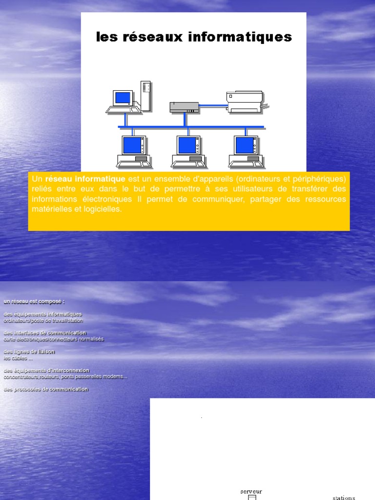 Réseaux poste à poste : fonctionnement et avantages | PDF | Client ...