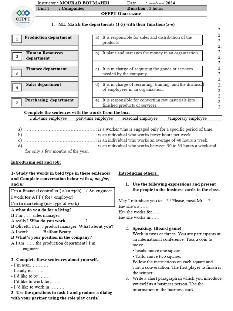 Introducing Self and Others. | PDF