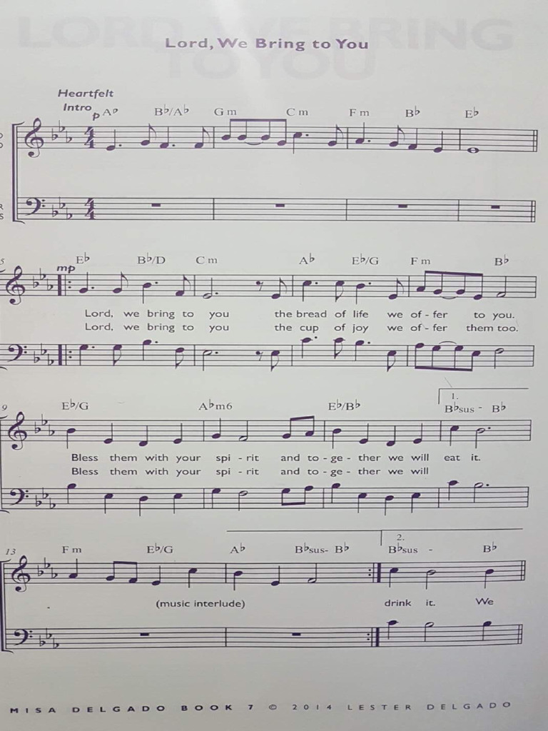 Lord-We-Bring-To-You | PDF