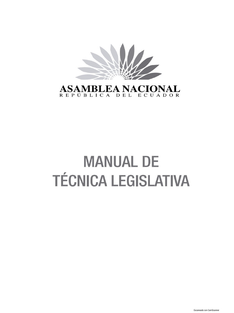 Manual Tecnica Legislativa | PDF