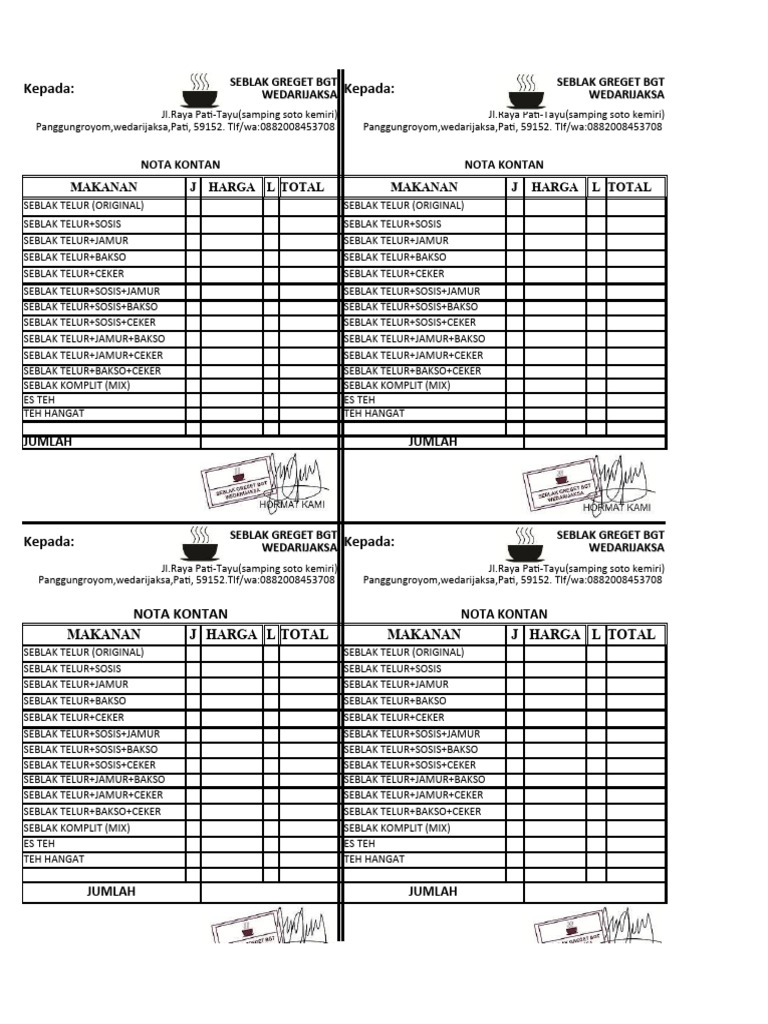Nota Grab 110135 | PDF