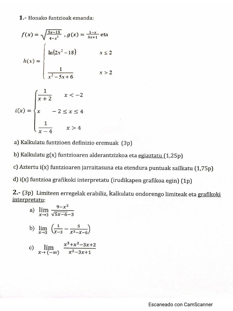2.ebaluazioko Azterketa Simulazioa | PDF