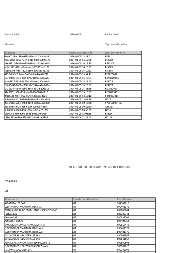 Consulta Documentos Recibidos 1572606263 | PDF