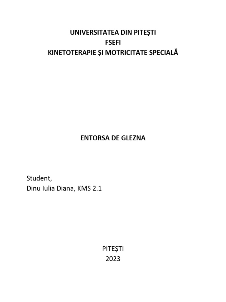 Entorsa | PDF