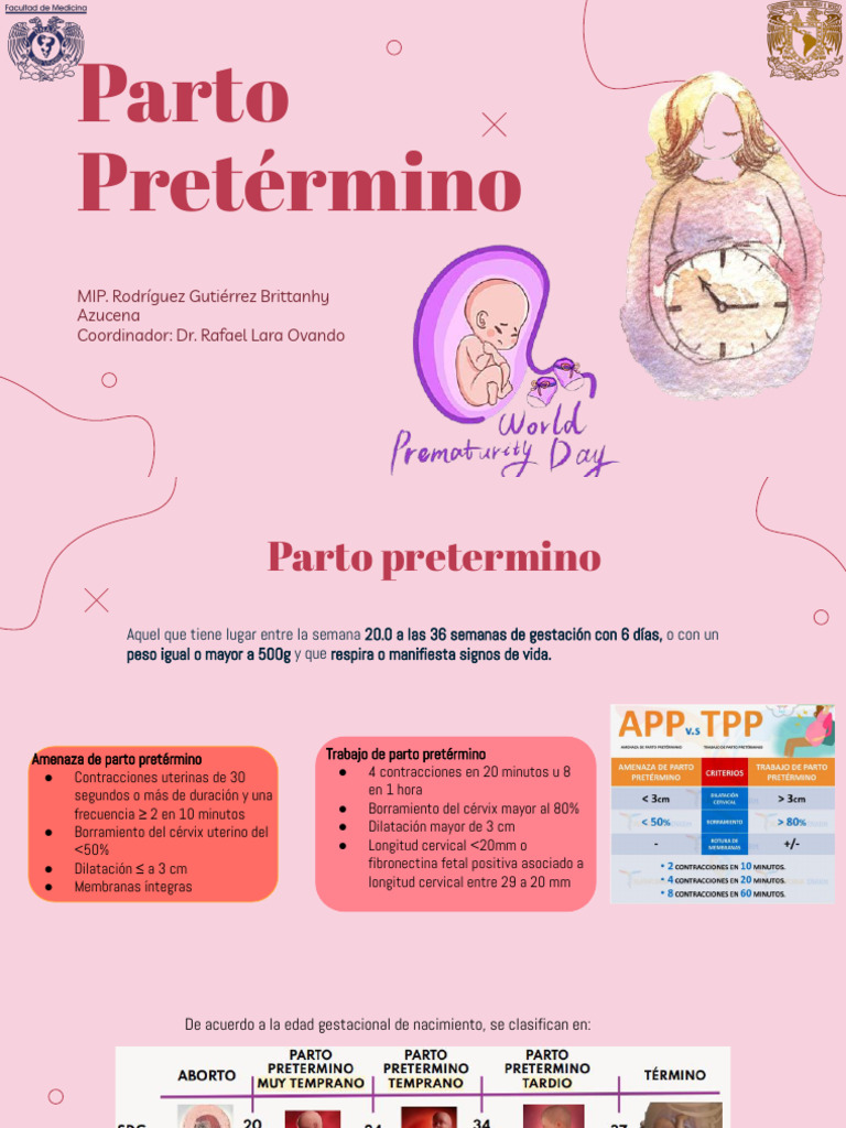 Parto Pretermino | PDF