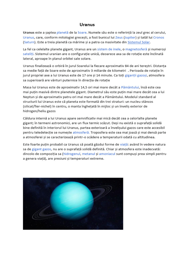 Uranus | PDF