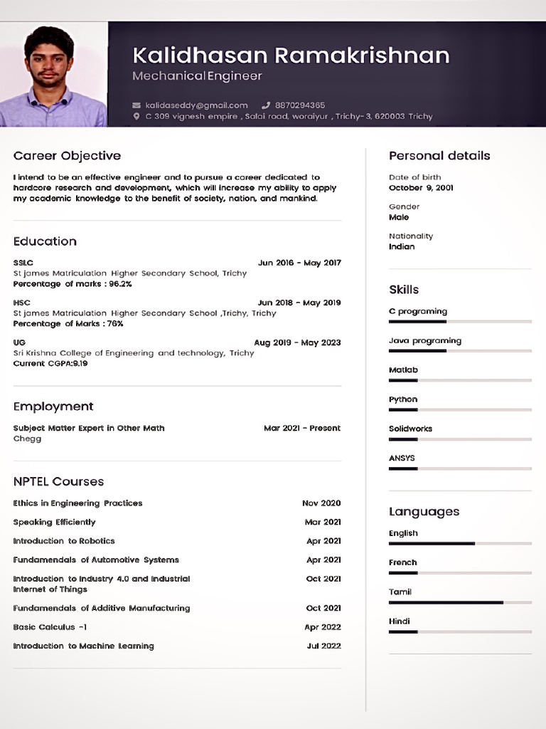 Kalidhasan Ramakrishnan | PDF