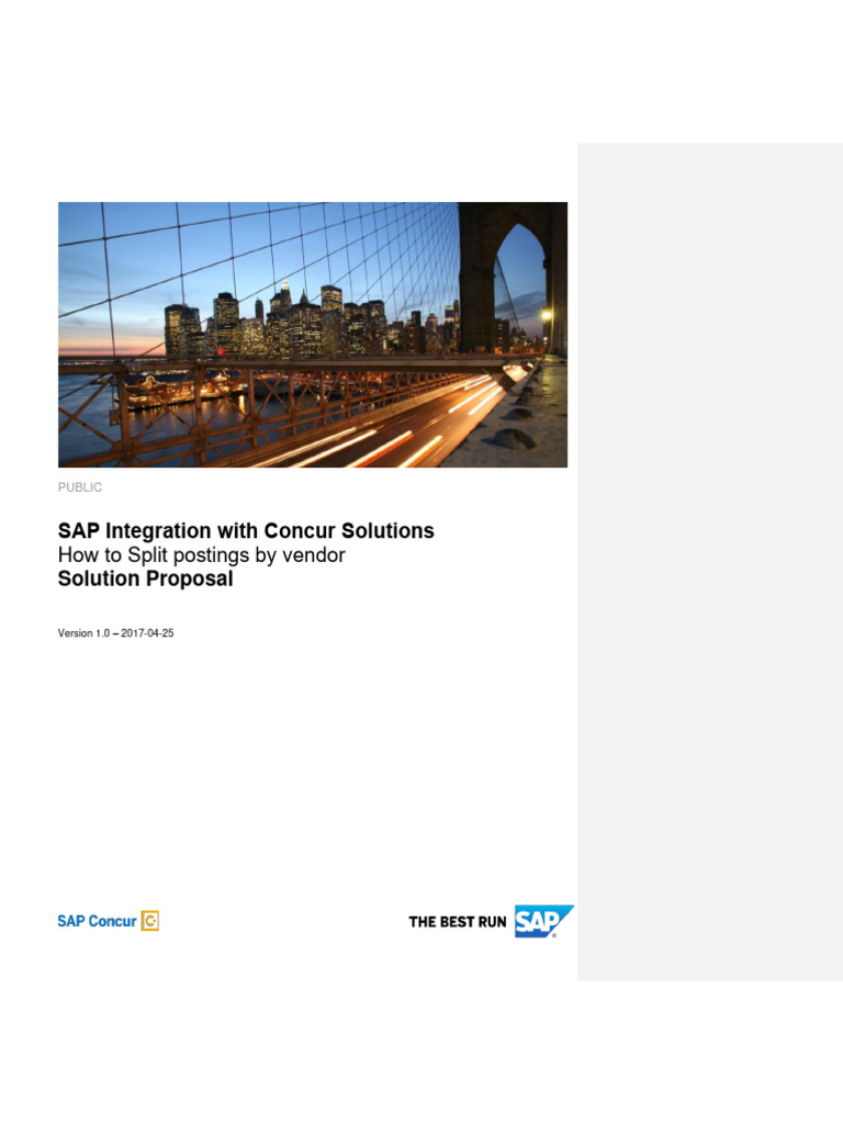 SAP Concur Expense Report Integration | PDF