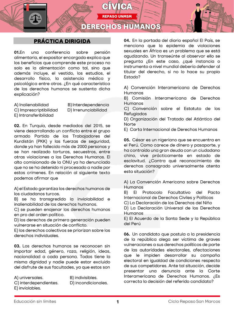 Semana 01 - Cívica | PDF