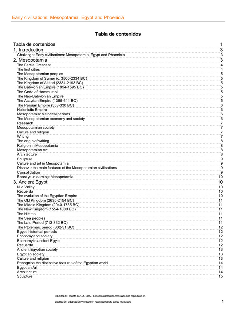 PDF Mesopotamia and Egypt | PDF PDF Mesopotamia and Egypt | PDF