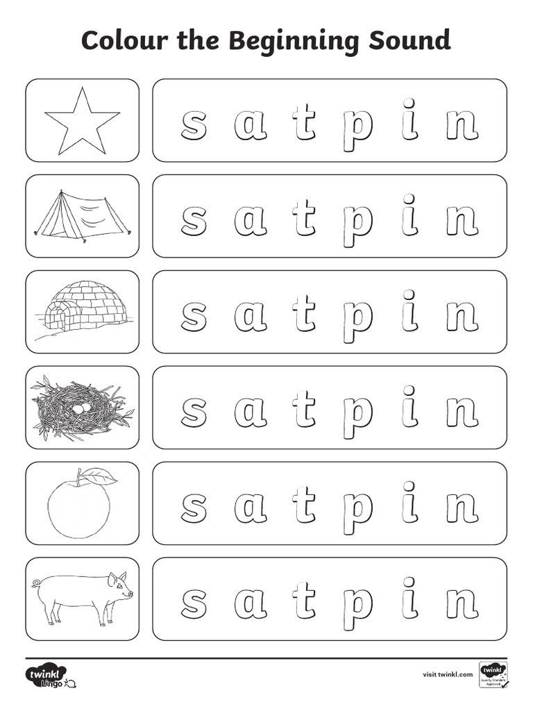 Ni L 1690983937 Colour The Beginning Sound Satpin Activity Sheet - Ver ...