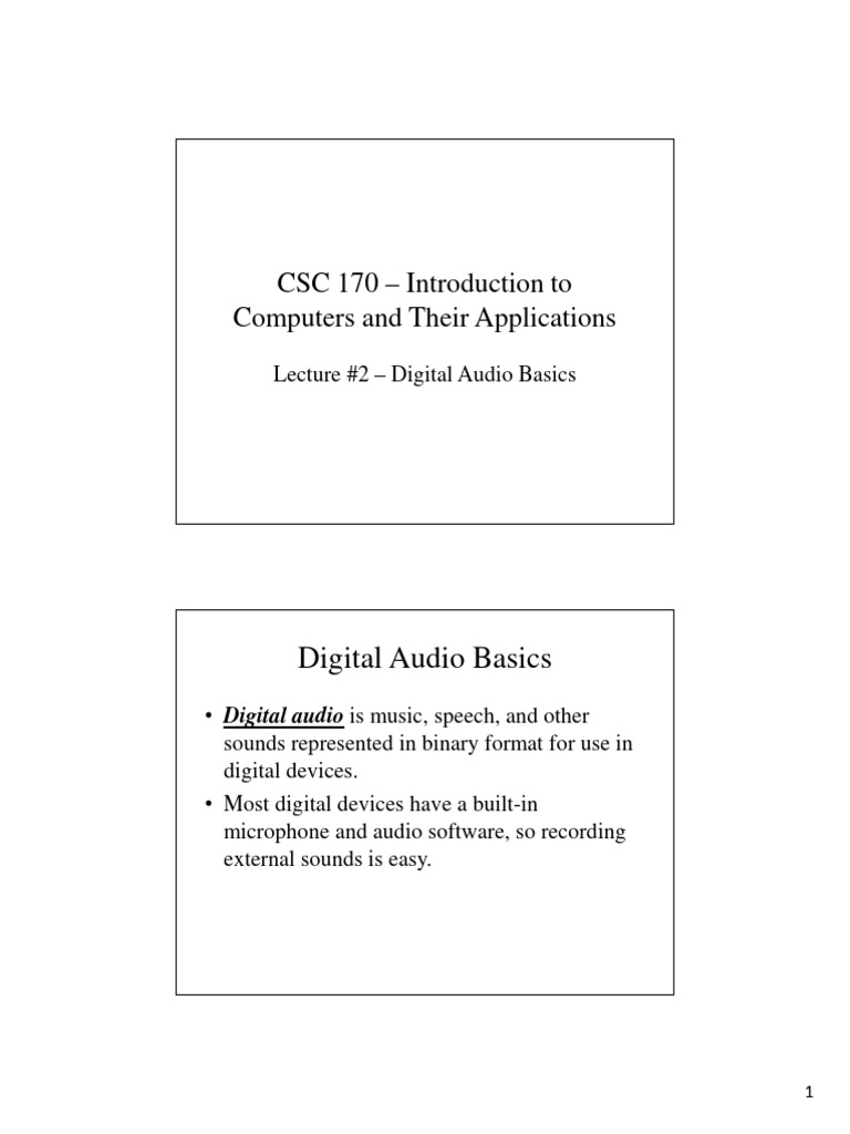 Audio Media | PDF | Digital Audio | Data Compression Audio Media | PDF | Digital Audio | Data Compression