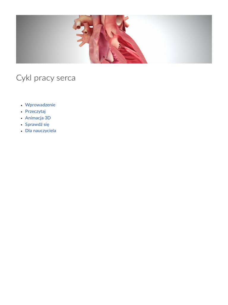 Cykl Pracy Serca | PDF