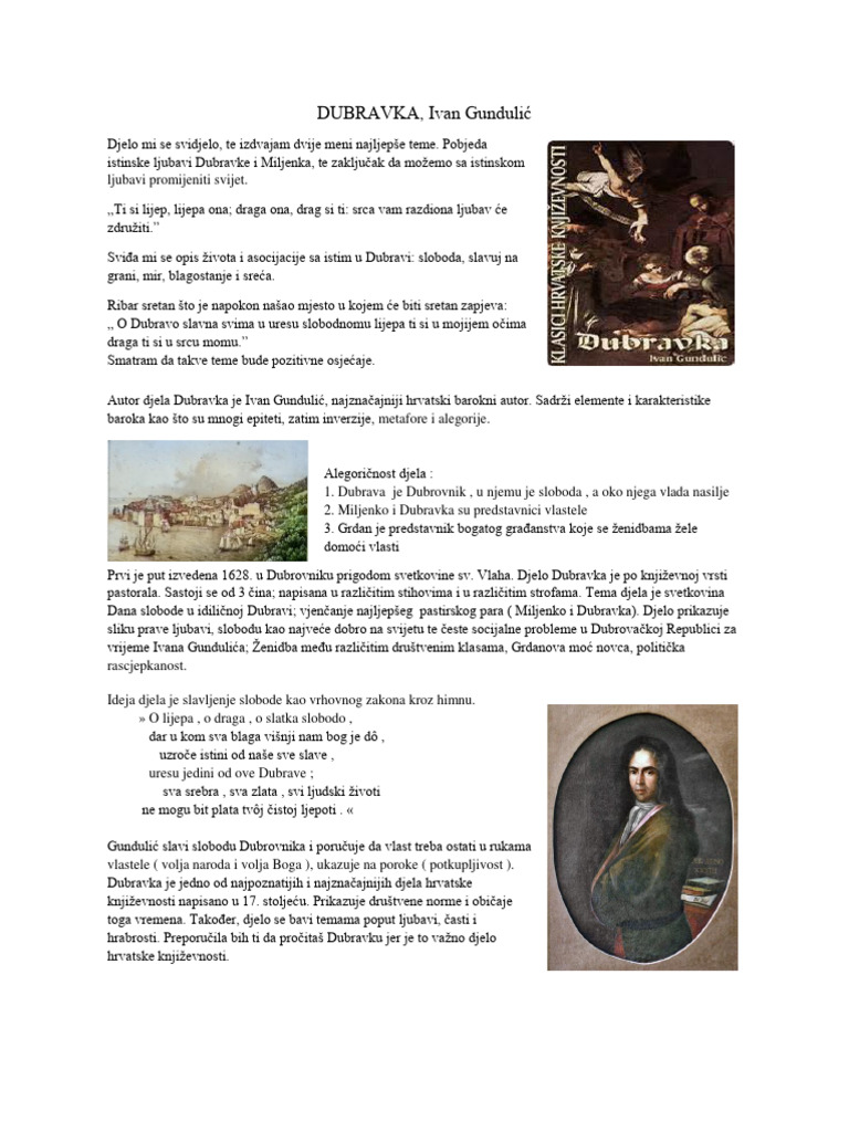 Dubravka | PDF