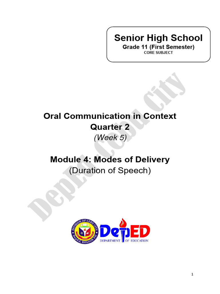4_Q2 Oral Comm | PDF