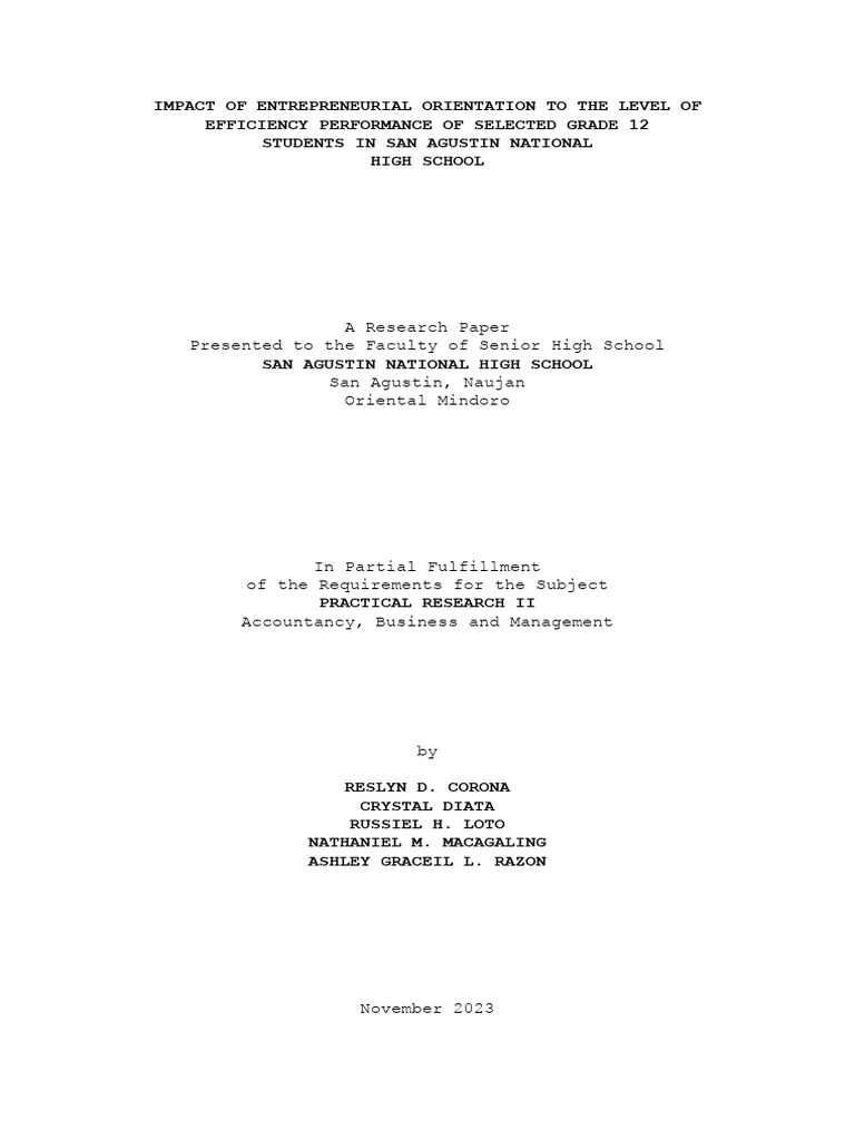 pr2 CHAPTER 1 | PDF | Entrepreneurship | Motivational