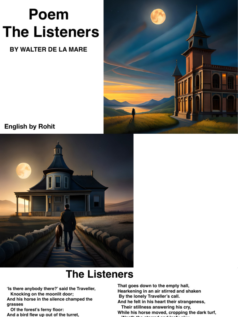 Topic Poem The Traveller by Walter de La Mare - 2 | PDF | Poetry ...