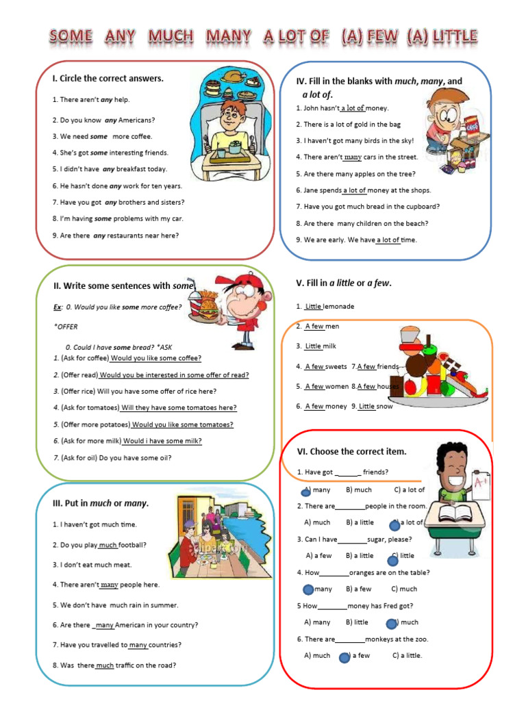 Writing Exam 1 - Quantifiers Completed | PDF
