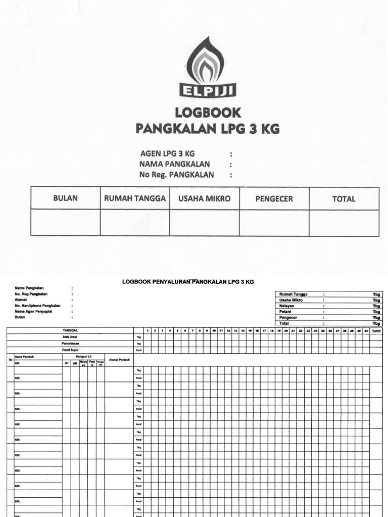 Format Logbook 2024 Revisi | PDF